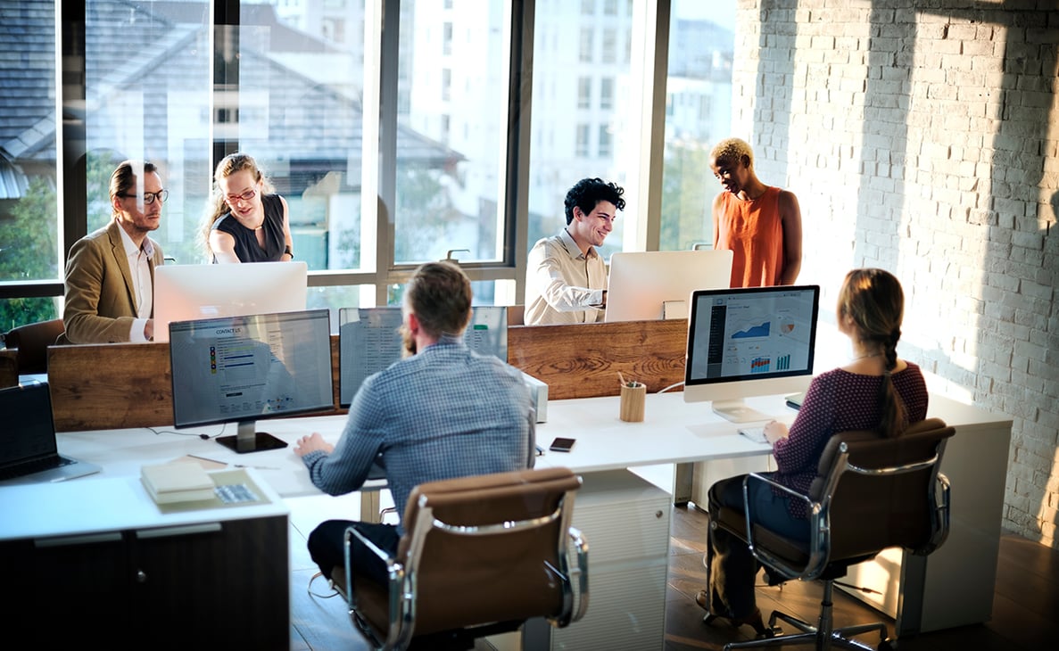 4 different ways of working in an office