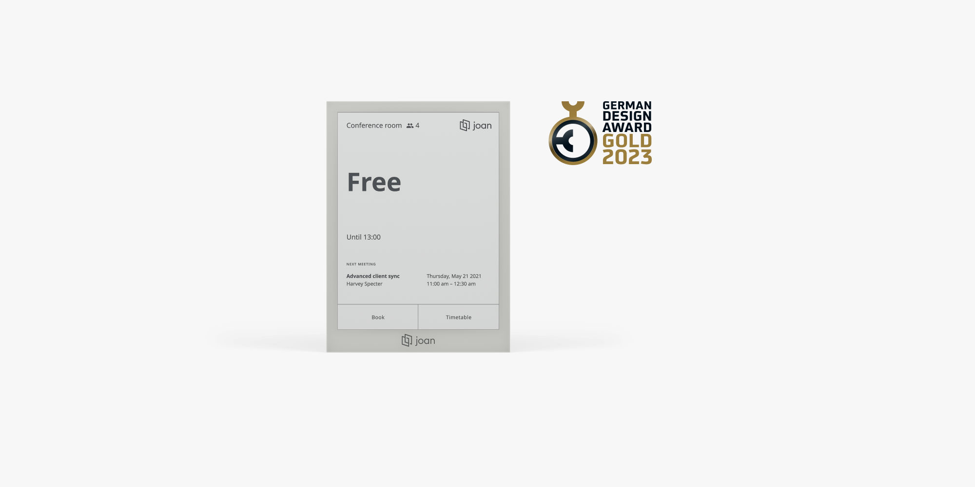 German Design Award: Joan wins Gold
