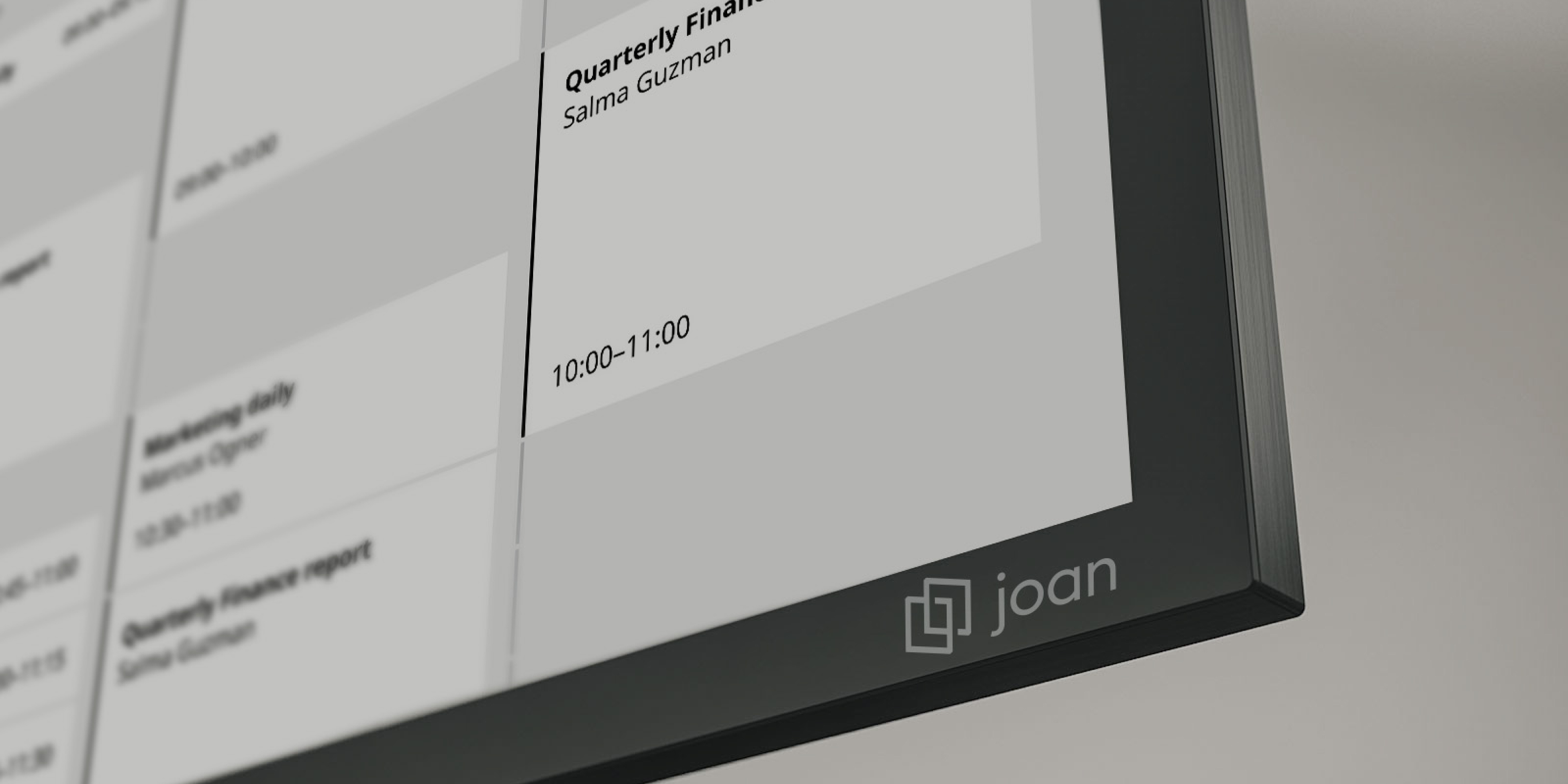 Introducing Joan 13 Pro: The First Multifunctional Meeting Room Scheduler